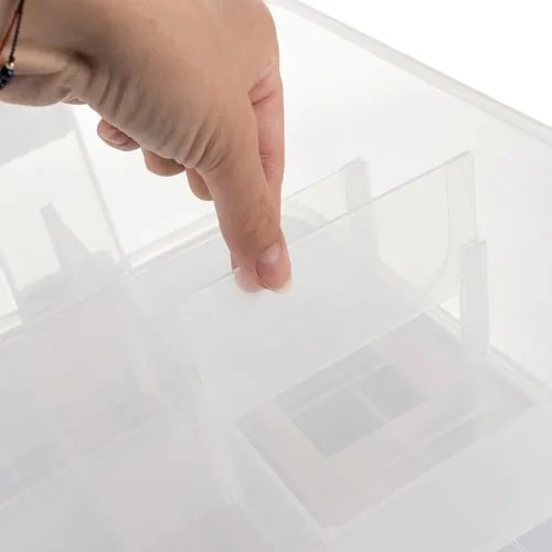 Úložný box na stavebnici, 29 l, 4 patra Kruzzel 25758