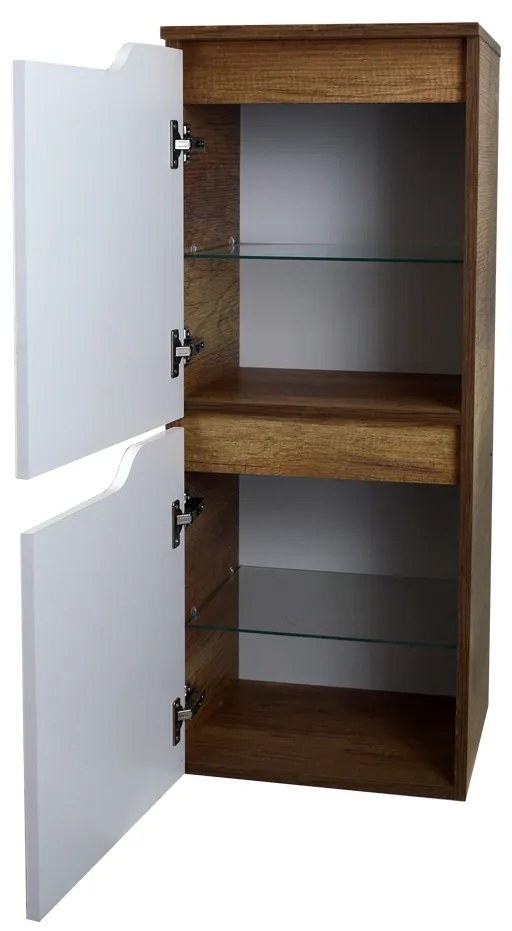 BPS-koupelny Doplňková koupelnová skříňka nízká Ines V46 40 cm - Poškozeno