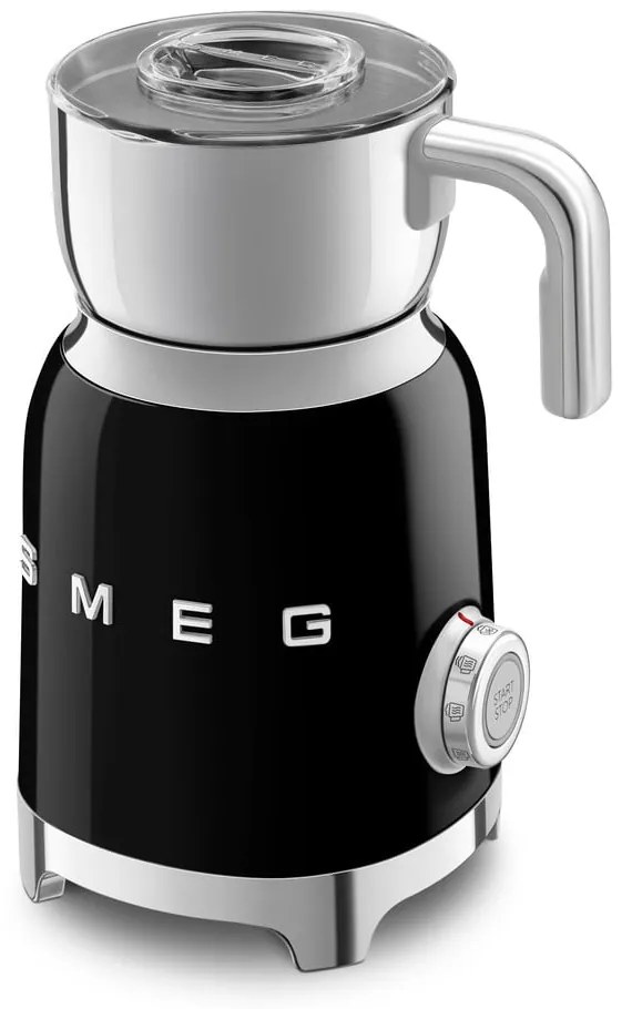 Černý elektrický šlehač mléka Retro Style – SMEG
