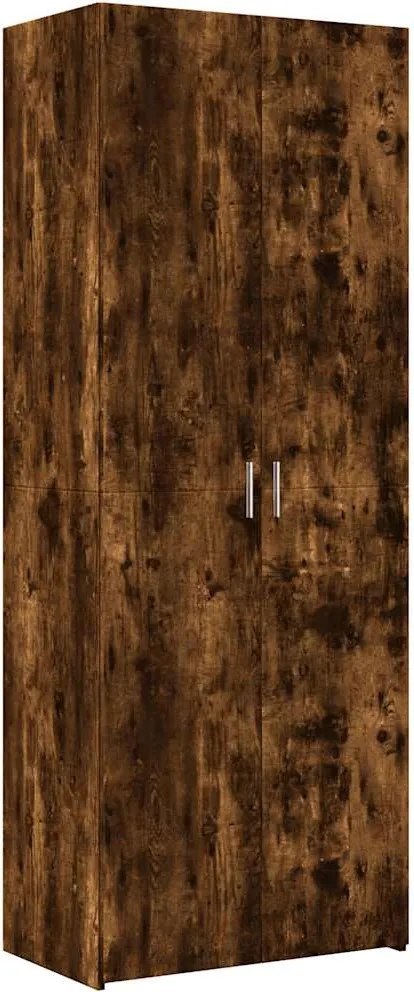 Úzká úložná kouřový dub 70x42,5x225 cm kompozitní dřevo 3281333