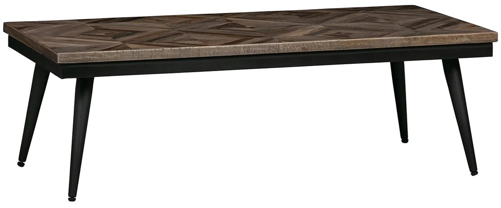 OnaDnes -20% Hoorns Hnědý teakový konferenční stolek Vienna 120x60 cm