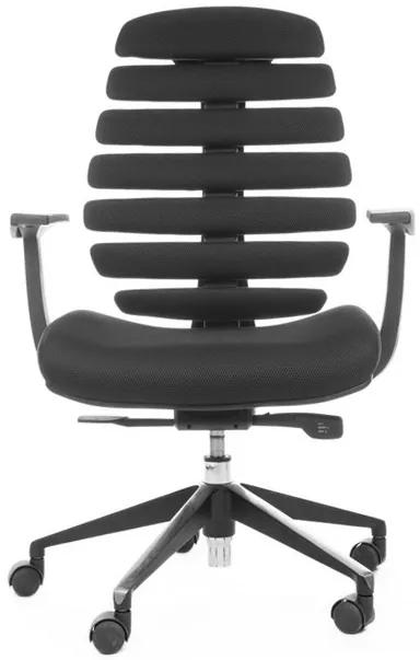 Kancelářská židle FISH BONES černý plast