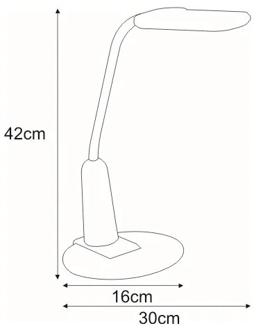 Stolní lampa K-BL1391 SILVER z řady TIMO