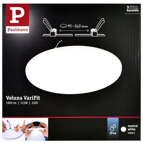 Paulmann 92392 - LED/17,5W IP44 Koupelnové podhledové svítidlo VARIFIT 230V