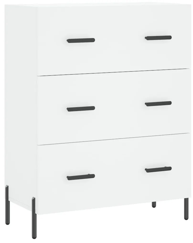 Skříň highboard bílá 69,5 x 34 x 180 cm kompozitní dřevo - Default Title