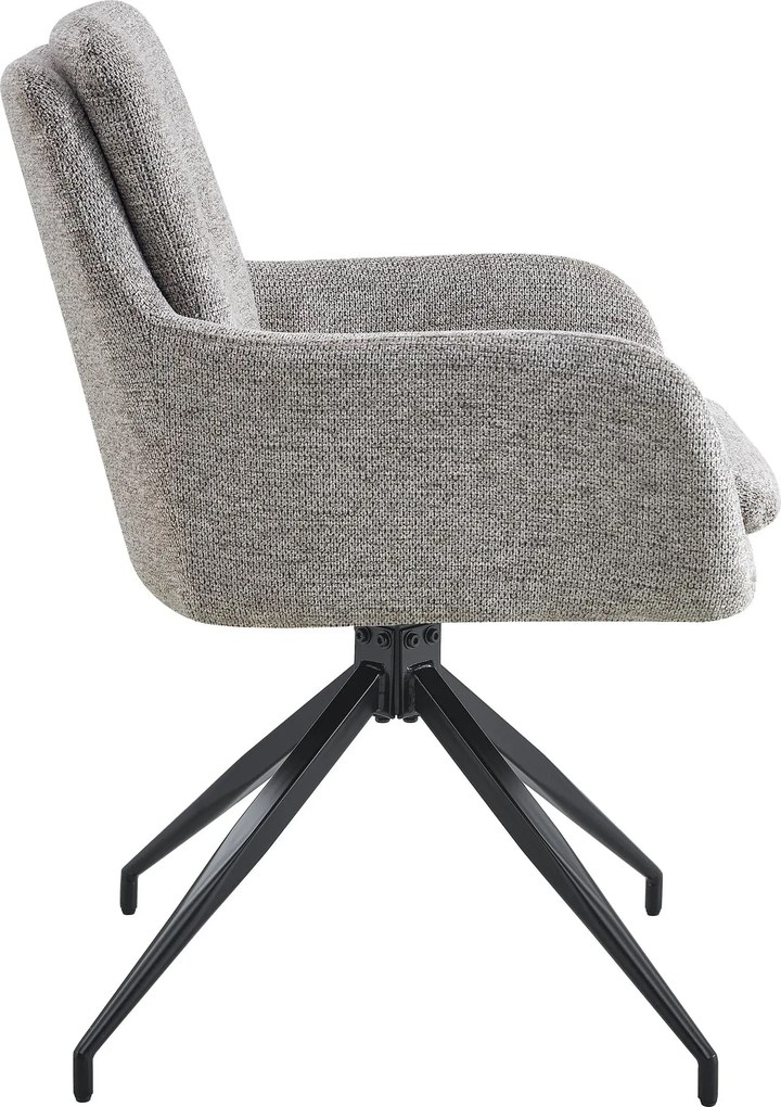 Jídelní židle Pickett látka – taupe