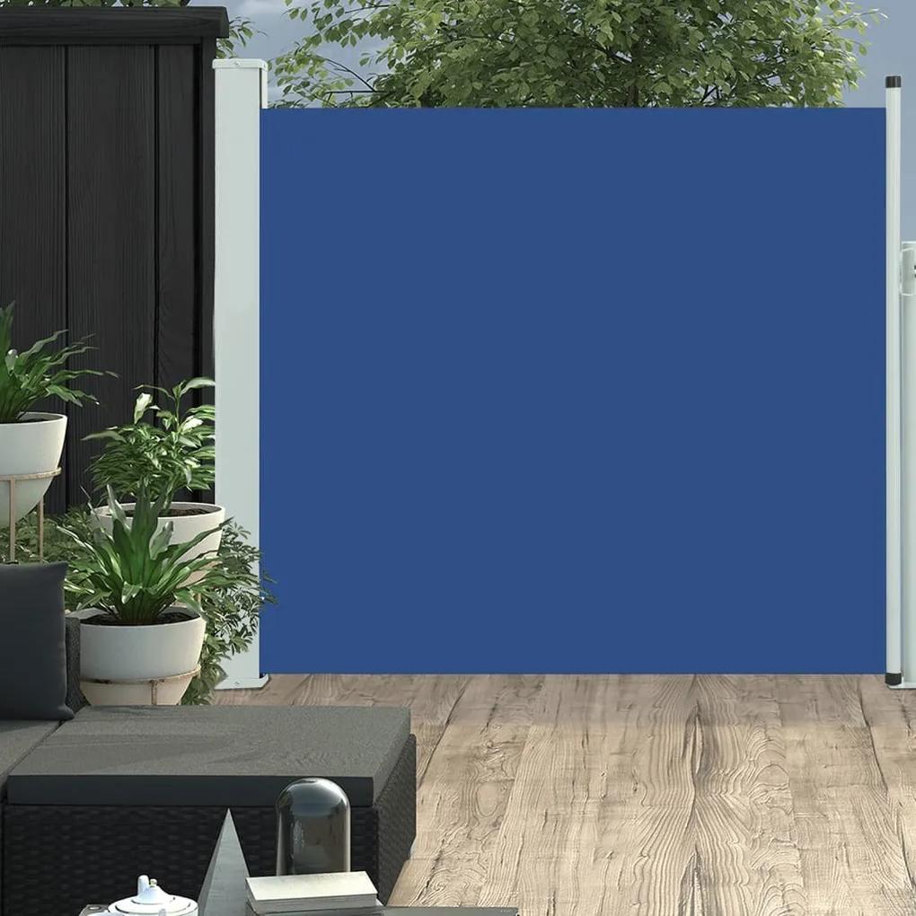 vidaXL Zatahovací boční markýza/zástěna na terasu 170 x 300 cm [48368] Barva: Modrá