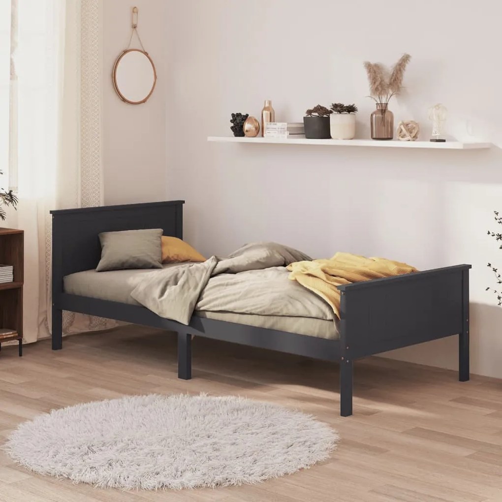 Rám postele masivní dřevo borovice 200 x 200 cm