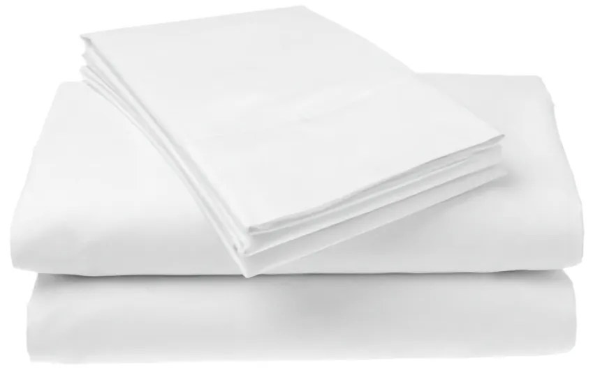 Textil Soldán bavlněné plátěné prostěradlo plachta 150x240cm, bílé