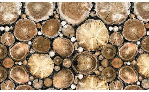 Rohožka - Wood, 45x75 cm