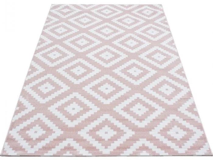 Vopi | Kusový koberec Plus 8005 pink - 80 x 300 cm