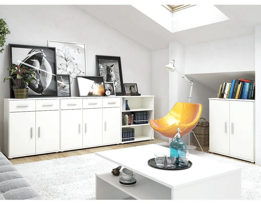 Kondela Komoda, bílá, RESITA TYP 2