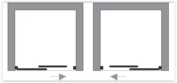 FORTE Sprchové dveře ACRIL - PORTA NEW BARVA rámu - Bílá, Rozměr A - 100 - 110 cm OLNNC1FS110031