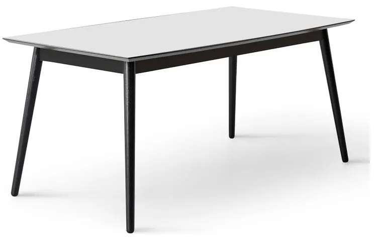 Rozkládací jídelní stůl s bílou deskou a přídavnou deskou 90x165 cm Meza – Hammel Furniture
