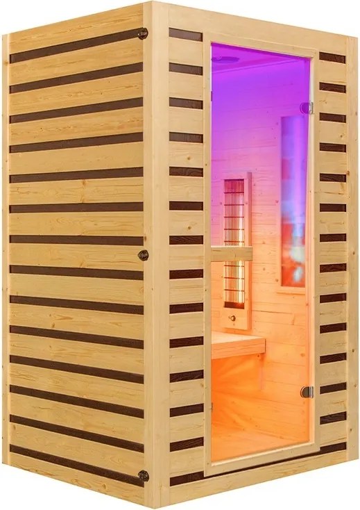 BPS-koupelny Infrasauna Relax HYD-6712 120x105, 1-2 osoby