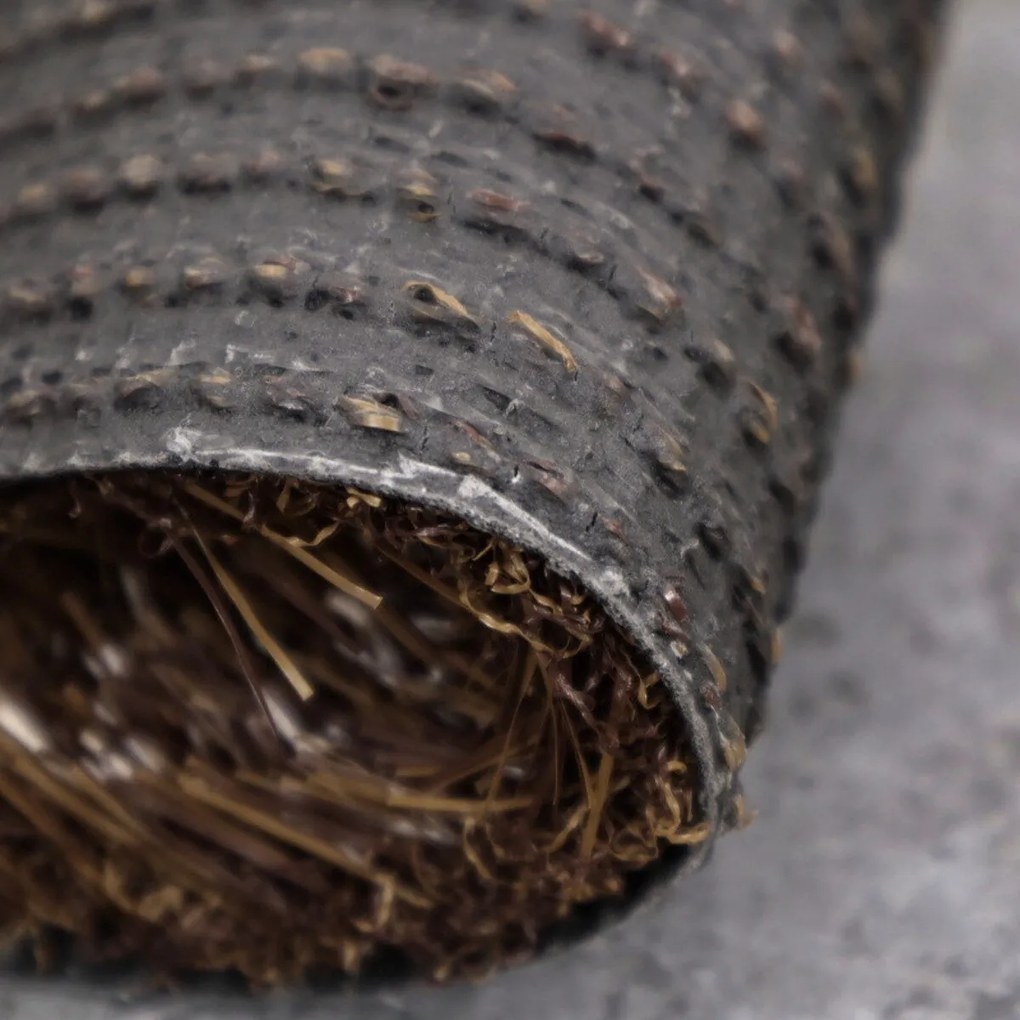 Europe Grass, Umělá tráva PartyGrass Brown, vyříznout kruh, šíře 4m, hnědá