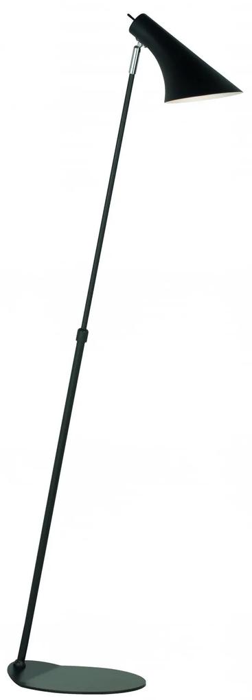 Nordlux 72704003 Vanila, stojací lampa v severském stylu, 1x40W, černá, 74-129cm
