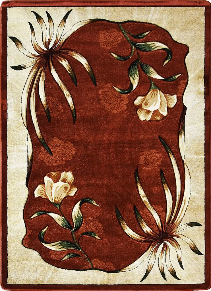 Berfin Dywany, Kusový koberec Adora 7004 V (Vizon), 280x370, hnědá, chodba / předsíň