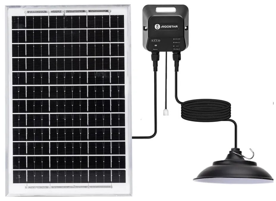 Aigostar - LED Solární lustr LED/70W/12V 6000 mAh 6500K pr. 23,5 cm