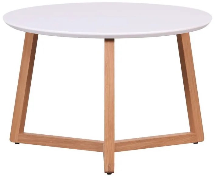 Konferenční stolek s bílou deskou Artemob Marina, 39 x 60 cm