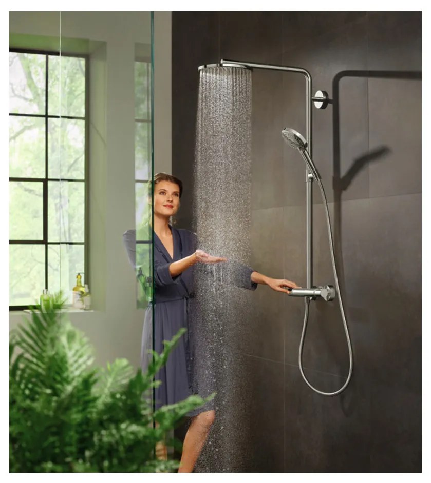 Hansgrohe Raindance Select S - Showerpipe 240 1jet PowderRain s termostatem, chrom,HAN-27633000
