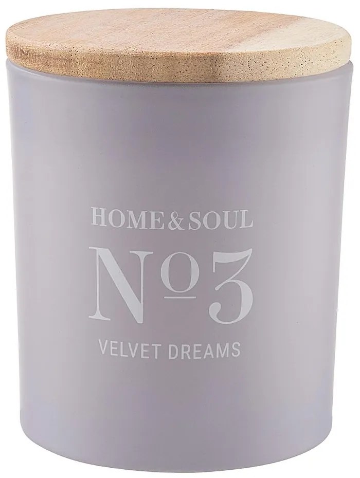 HOME & SOUL Vonná svíčka se sójovým voskem No. 3 Velvet Dreams