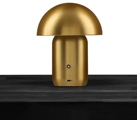 Designová stojací lampa Pois Zlatá