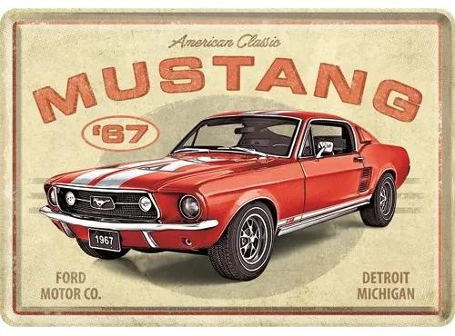 Postershop Plechová pohlednice - Ford Mustang GT 1967