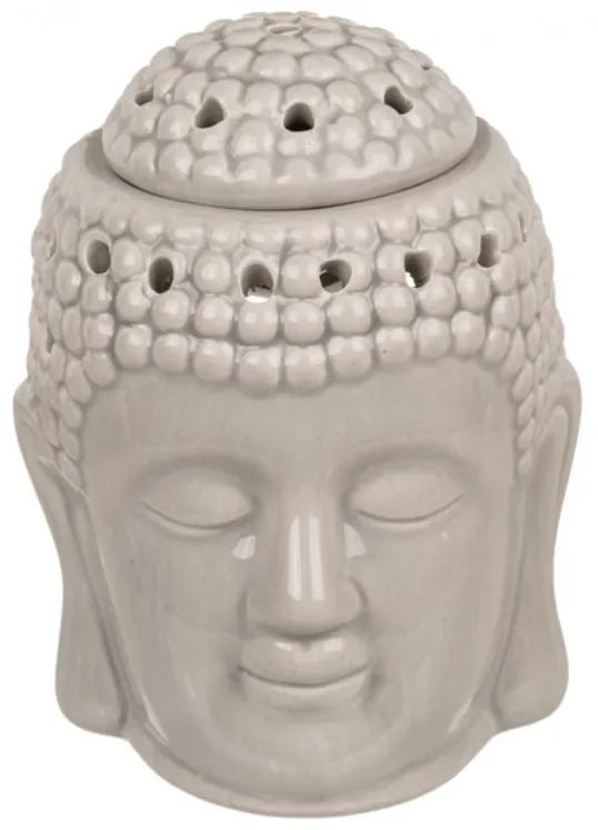GiftyCity Aromalampa 8,5x11,5 cm, Buddha Barva: šedá