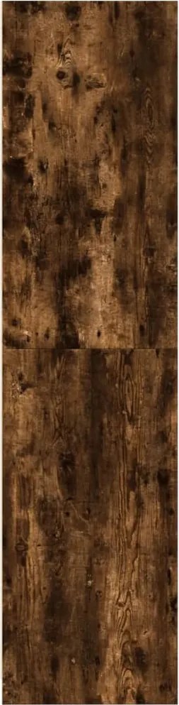 Šatní skříň kouřový dub 100 x 50 x 200 cm kompozitní dřevo 3307769