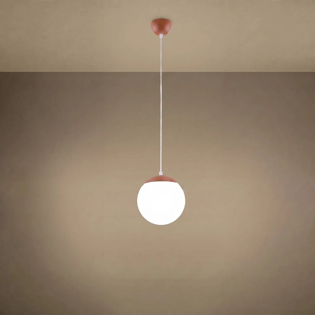 Sollux Lighting Závěsné svítidlo UGO 20 okrově červené