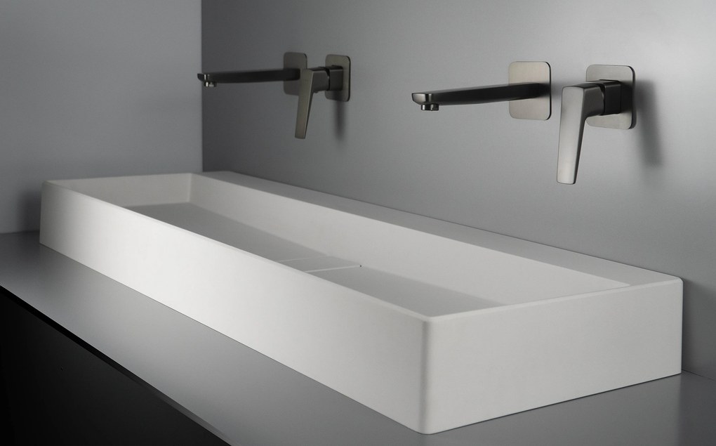Deante Umyvadlo na desku Blur 120x40 cm - CQB AU2S, granit, alabastr