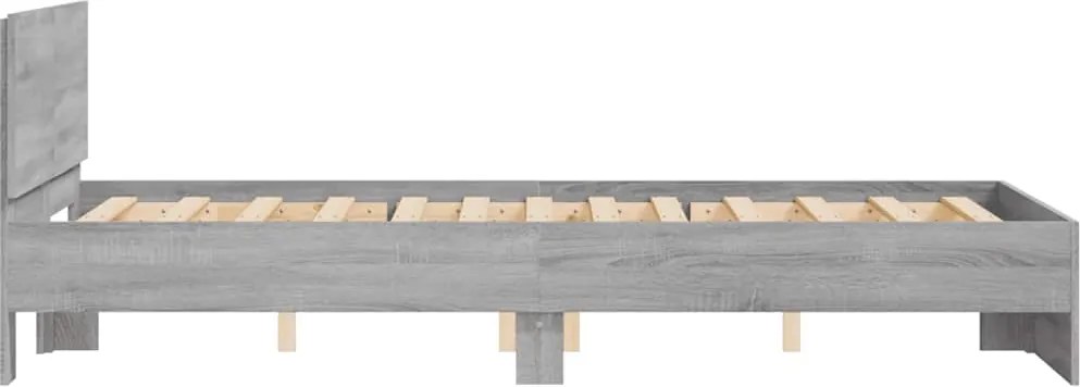 Rám postele s čelem šedý sonoma 135 x 190 cm 3207509