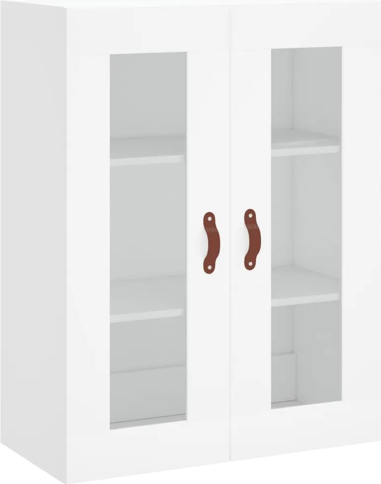 Skříň highboard bílá 69,5 x 34 x 180 cm kompozitní dřevo 3198377