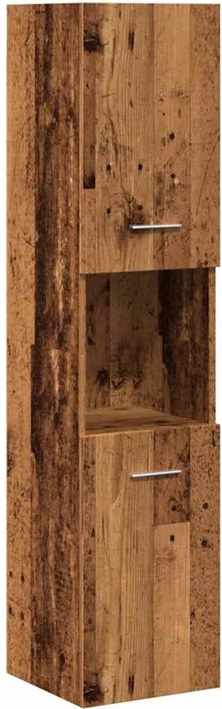 5dílná koupelnová sestava old wood kompozitní dřevo 3328603
