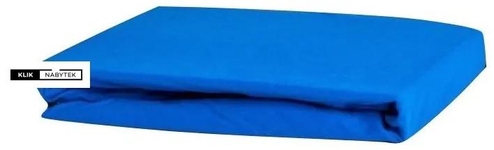 Stanex Jersey napínací prostěradlo královsky modré ROZMĚR: (š/d/v) 180 x 200 x 20 cm, Barva: KRÁLOVSKY MODRÉ