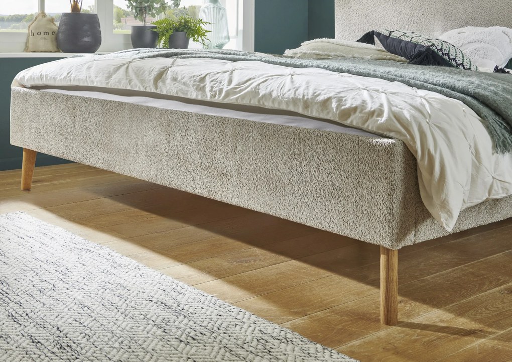 MEISE MÖBEL Čalouněná postel KRETA 180x200cm taupe 2162-10-5000