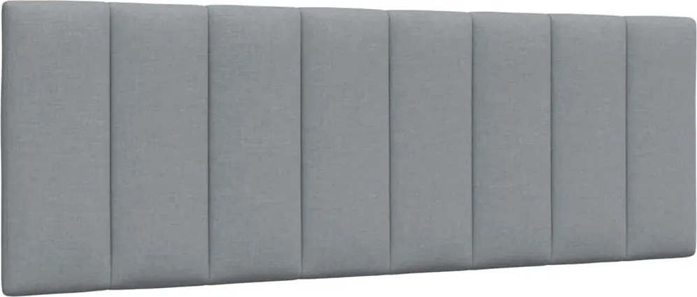 Rám postele bez matrace Hanko světle šedá 120 x 200 cm textil 3310377