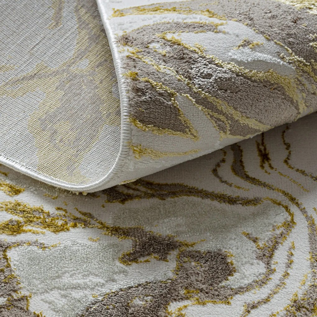 Dywany Łuszczów, Kusový koberec Bliss Z162AZ173 gold/cream, 80x150, béžová, kancelář