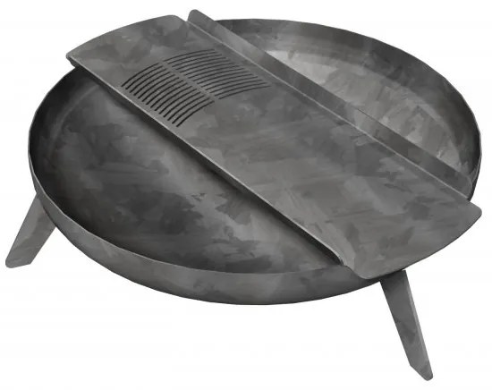Grilovací plát na přenosné ohniště Ø 90 cm ✔ Nerez