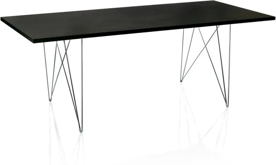 Černý jídelní stůl Magis Bella,délka 200 cm