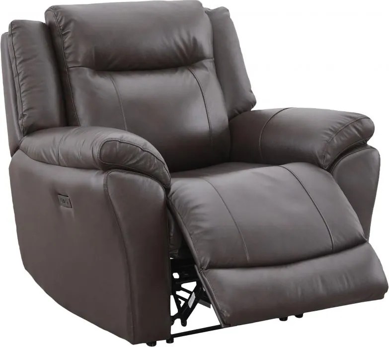 FALCO Sedací souprava Komfort – pravá kůže a elektrický relax