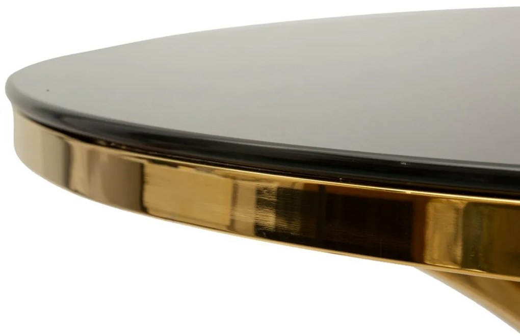 Designový jídelní stůl Tadanori 100 cm zlatý