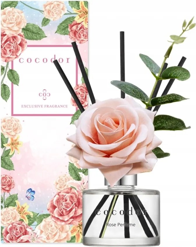Difuzér vůně Rose Perfume Flower Cocodor 120