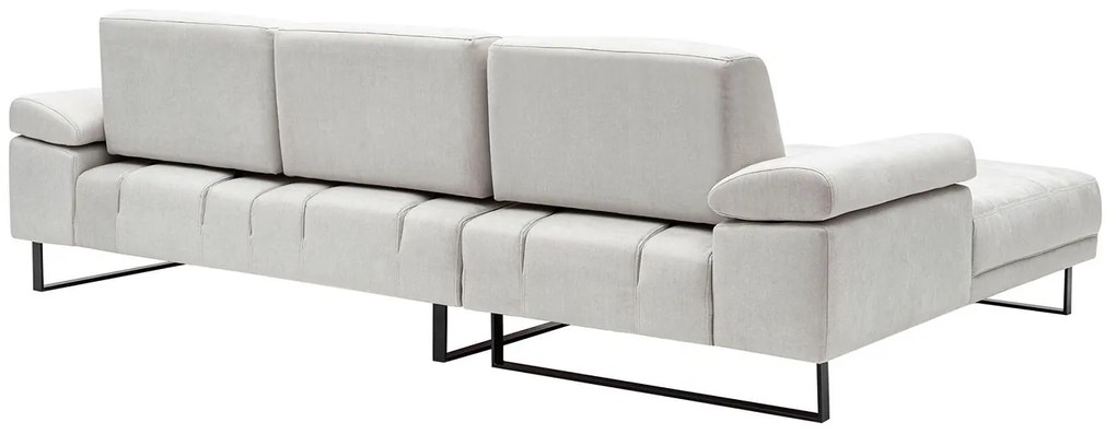 Designová rohová sedačka Vatusia 314 cm béžová - levá