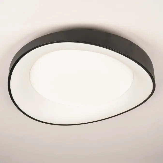 Stropní designové LED svítidlo Organic Black 48