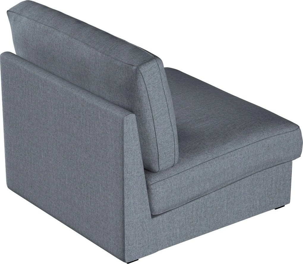 Potah na neskládací křeslo IKEA Kivik barva šedá látka pletený vzor