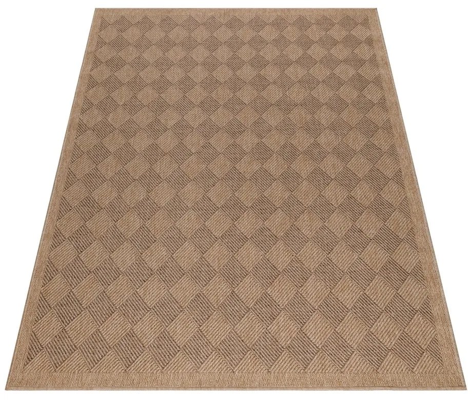 Vnitřní a venkovní koberec v tmavě přírodní barvě 160x230 cm Dhaka – Ayyildiz Carpets