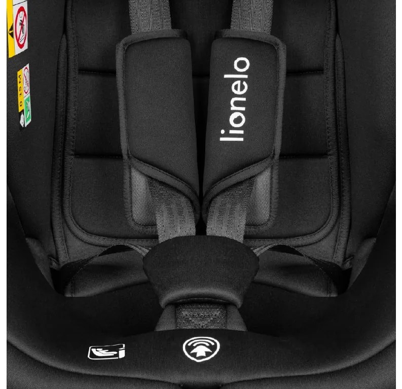 Autosedačka Lionelo BASTIAAN I-size 40-150 cm ISOFIX Farba: Black Carbon