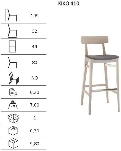 NábytekProNás Designová barová židle Kiko Sgabello 410